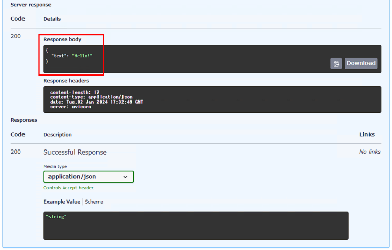 Fastapiの画面swaggeruiからapiを実行する 秋拓技術学院